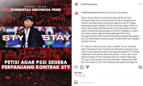 Ramai Petisi Agar PSSI Perpanjang Kontrak Shin Tae-yong Ramai Petisi Agar PSSI Perpanjang Kontrak Shin Tae-yong